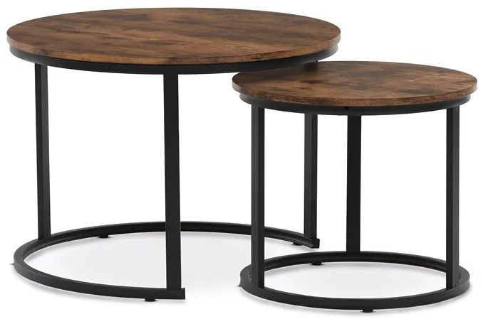 Autronic Set 2 ks konferenčních stolků CT-X7122 Odstín: Staré dřevo