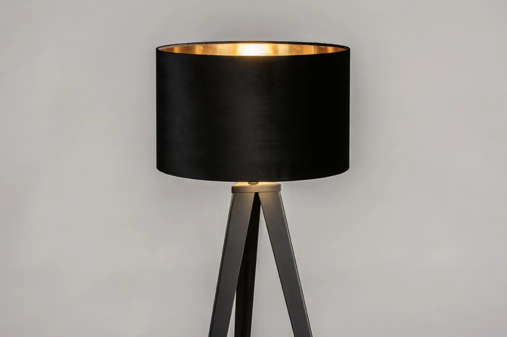 Stojací lampa Ciatti Black and Gold