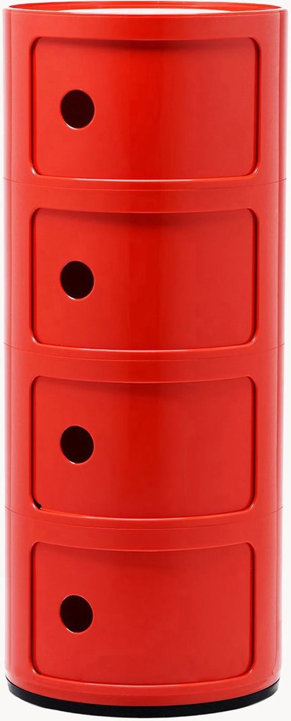 Designový odkládací stolek Componibili, 4 moduly