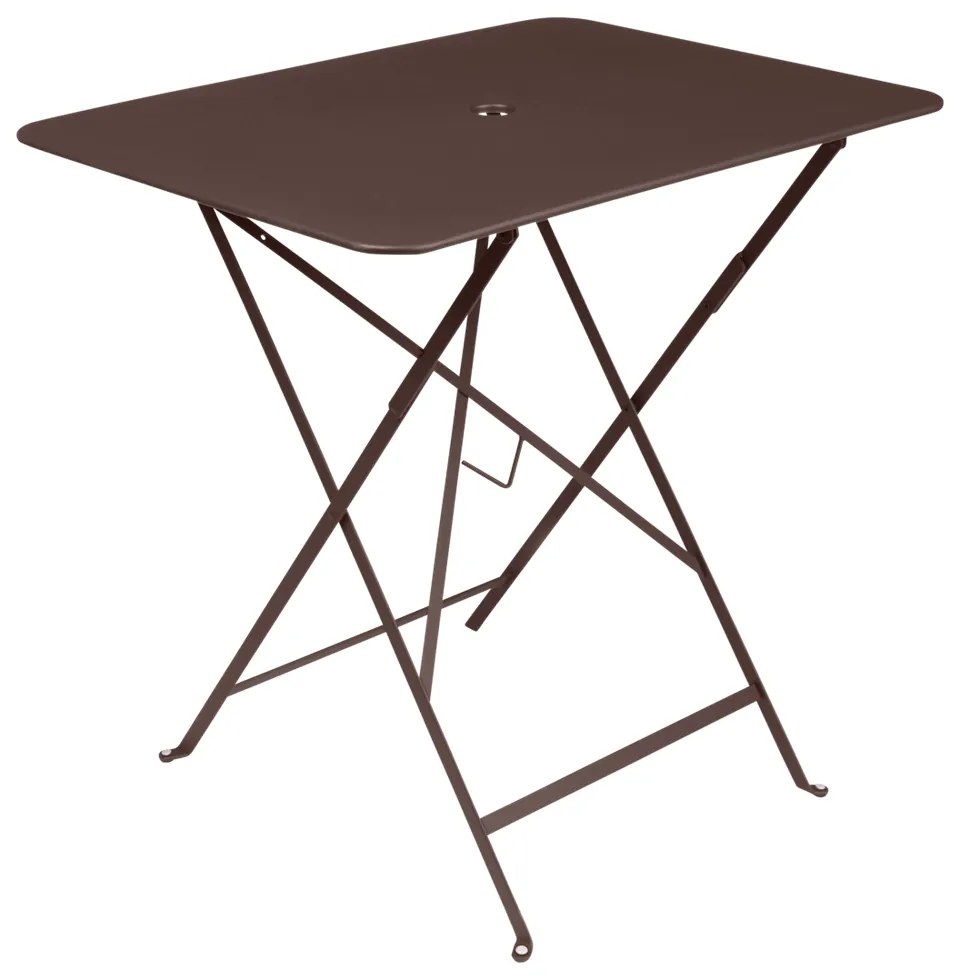Fermob Skládací stolek BISTRO 77x57 cm - Russet (červenohnědá/povrch struktura)