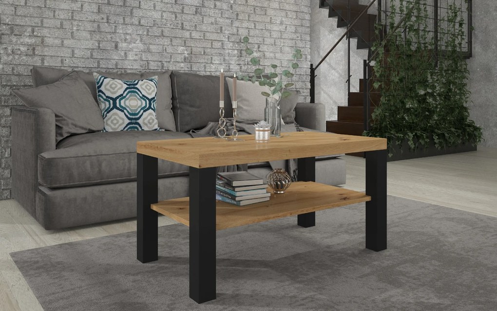 ADRK Furniture Konferenční stolek GOMEZ 100x55 ADRK-CT-GOM-ART-BM