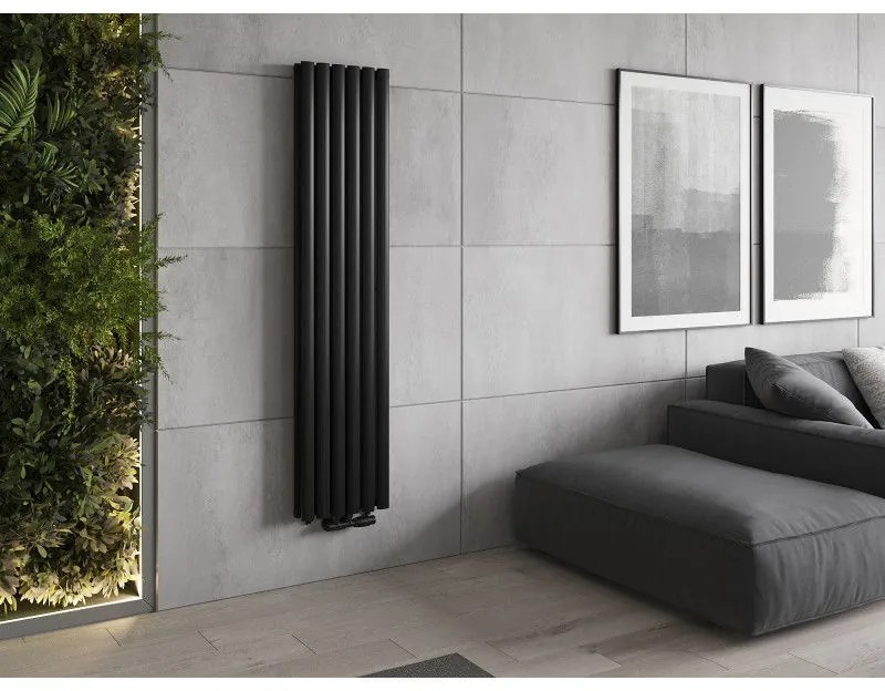 Mexen Dallas, topné těleso 1600 x 360 mm, 1039 W, černá, W214-1600-360-00-70