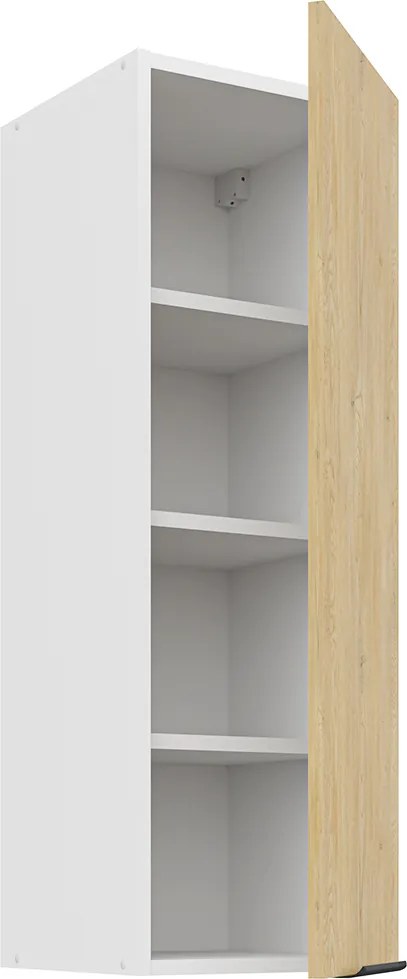 CREMONA bc | horní skříňka 30 G-90 1F policová | 30 cm | VYSOKÁ | bílá/cremona