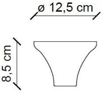 Rustikální keramické světlo Ferroluce TRIESTE C132 Dekor: 08-modré hrozny