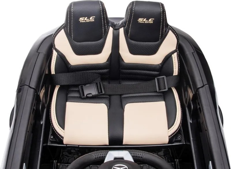 LEAN CARS Elektrické autíčko Mercedes SLC 300 LED MP3 černé