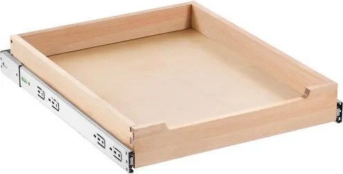 Organizér výsuvné skříňky Výsuvná police s měkkým zavíráním Dřevěná zásuvka 43,2 cm