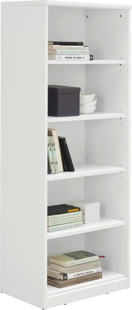 XXXLutz REGÁL, bílá, 55/148/36 cm Xora - Knihovny - 000017003025