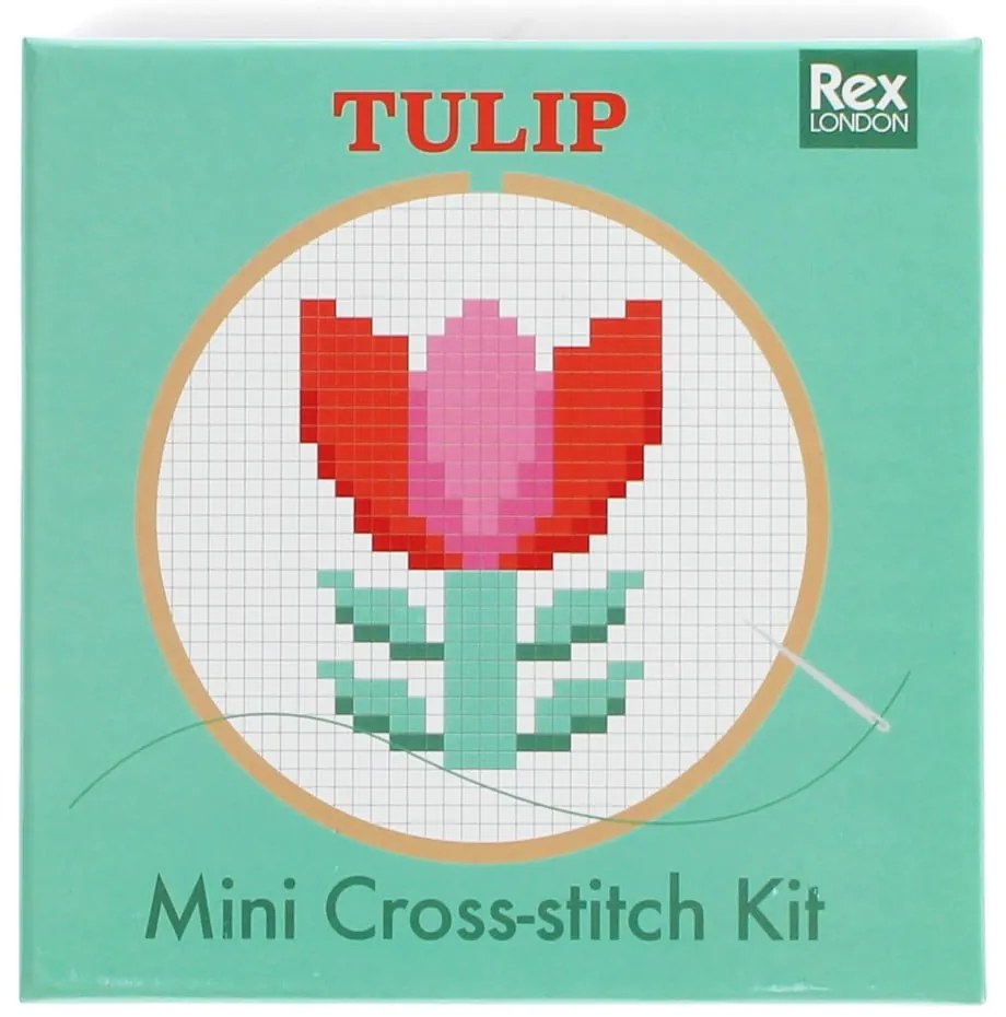 Kreativní sada Cross-stitch Kit Tulip – Rex London Biano.cz