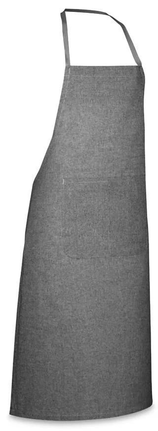 ČistéDřevo Zástěra z recyklované bavlny - šedá