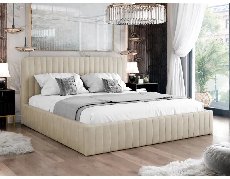 Čalouněná manželská postel Loala, Potah: Velluto 29, Rozměr postele: 140 x 200 cm