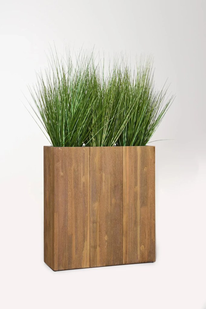Dřevěný květináč ELEMENTO, šířka 64 cm, dřevo, světle hnědý