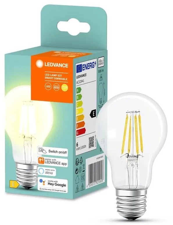 Ledvance | LED Stmívatelná žárovka SMART+ A60 E27/6W/230V 2700K - Ledvance | P227204