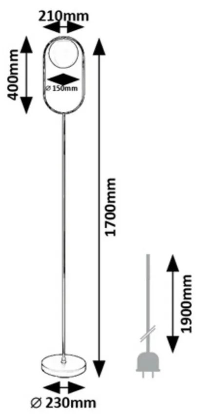 Rabalux 74029 stojací podlahová lampa Ghita