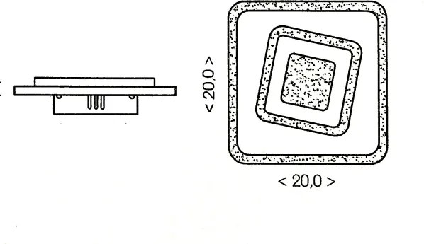 Brilagi - LED Stropní svítidlo MODERN MINI LED/32W/230V 3000/4000/6000K