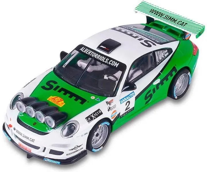 Autíčko pro autodráhu scx advance porsche 911 rally orriols