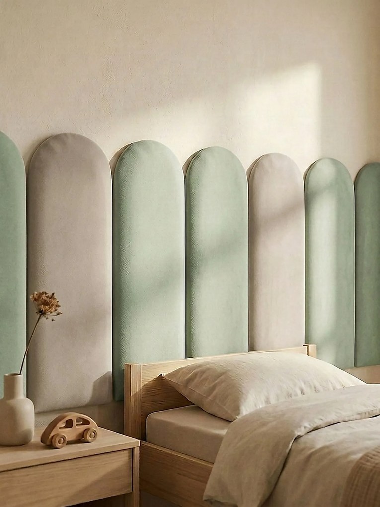 Sinsay - Čalouněné stěnové panely 2 pack - zelená