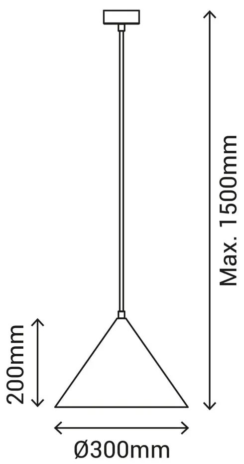 Zelené závěsné svítidlo SULION Vilma, výška 150 cm