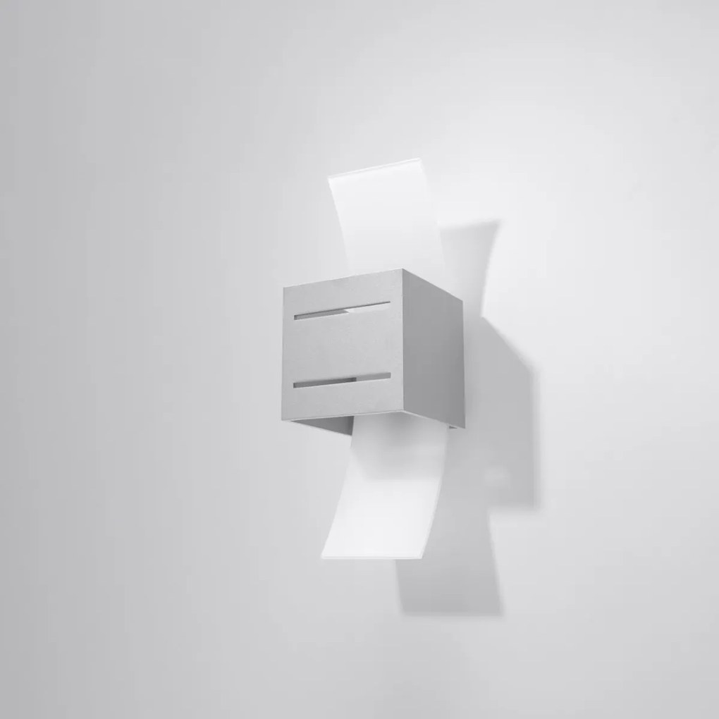 Sollux Lighting Nástěnné svítidlo LORETO šedé
