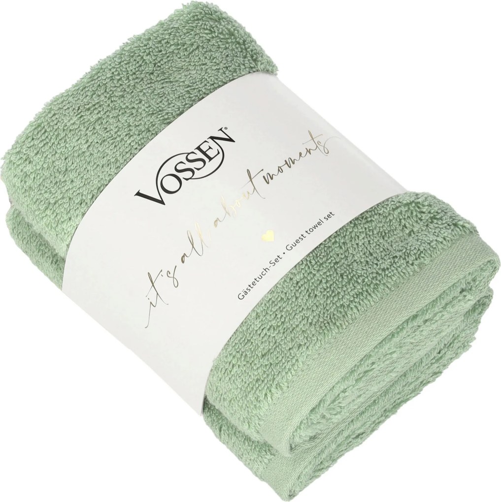 XXXLutz SADA RUČNÍKŮ PRO HOSTY, 30/50 cm, zelená Vossen - Sady ručníků - 003355108901