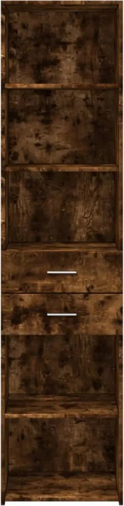 Skříň highboard kouřový dub 45 x 42,5 x 185 cm kompozitní dřevo 3281452
