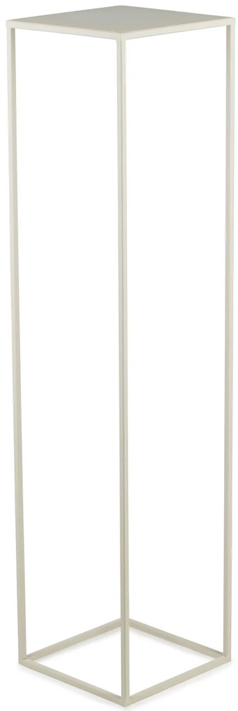 STOJAN NA KVĚTINÁČ SIMPLE 100X24X24 CM KRÉMOVÁ