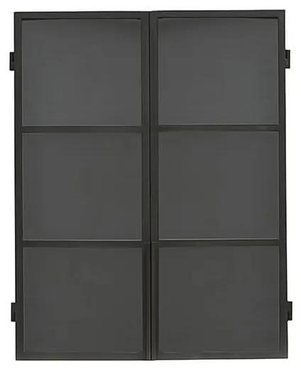 Nástěnná skříňka cellio 70 x 90 cm černá MUZZA