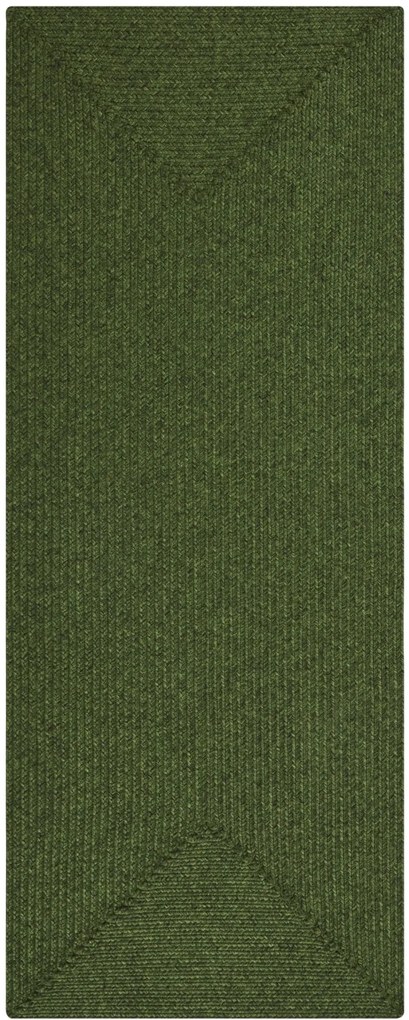 NORTHRUGS - Hanse Home koberce Kusový koberec Braided 105554 Green – na ven i na doma - 80x150 cm