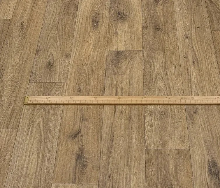 UNILIN PVC podlaha - lino MAXIMA PLUS Ohrid Oak S43 (591-02) – tmavší dřevo ŠÍŘKA: 4 m