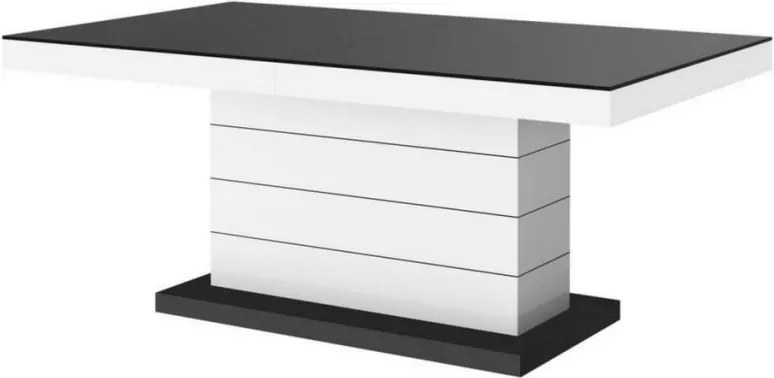 Hubertus Konferenční stolek MATERA LUX MAT Barva: černá/bílá