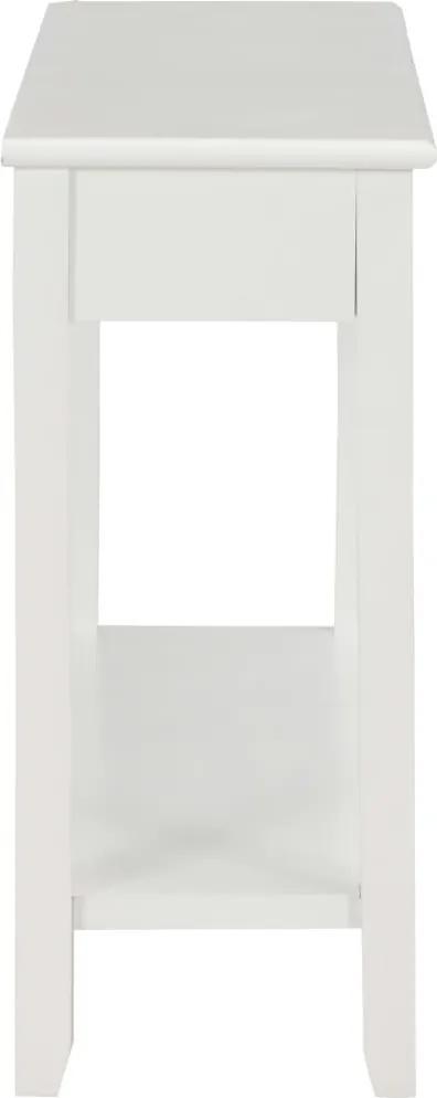 vidaXL Konzolový stolek 110 x 35 x 80 cm dřevo [249900] Barva: Bílo-hnědá