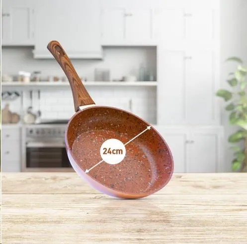 Pánev mediashop copper&stone pan 24 cm