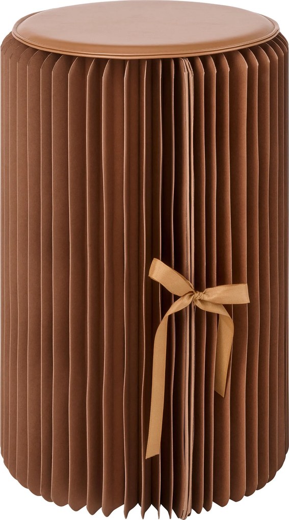 XXXLutz TABURET, plast, papír, kompozitní dřevo, 32/50 cm Ambia Home - Taburety - 008276000503
