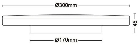 Philips- LED Stmívatelné stropní svítidlo OZZIET SCENE SWITCH LED/18W/230V 4000K