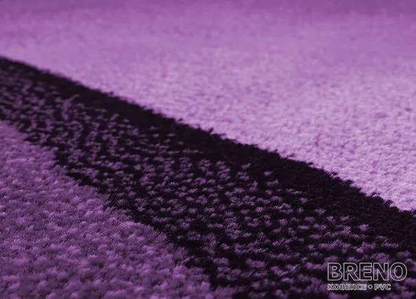 Breno Kusový koberec PLUS 8010 Lila, 160x230 cm, Fialová/Vícebarevné