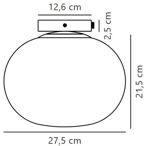 Nordlux - Stropní svítidlo ALTON 1xE27/25W/230V