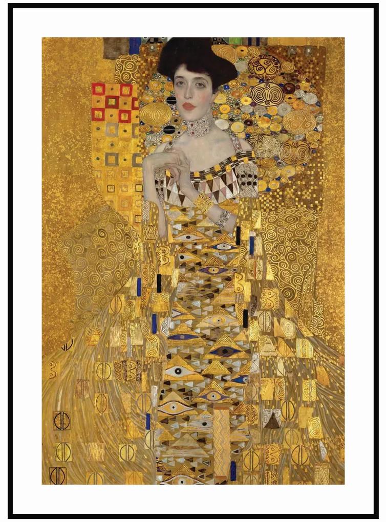 Gustav Klimt - Zlatá Adele A4 (21 x 29,7 cm)