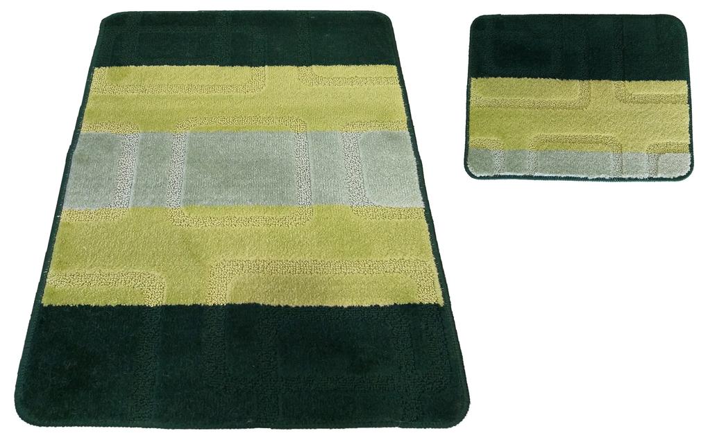 Sada koupelnových koberečků Montana 04N - zelený