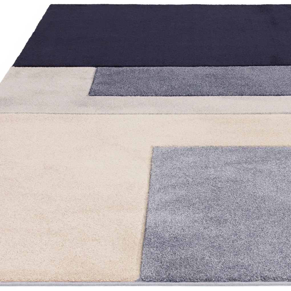 Tribeca Design Kusový koberec Furla Blocks Blue Rozměry: 120x170 cm