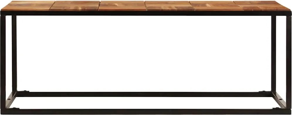 Konferenční stolek 110 x 60 x 40 cm masivní akácie a ocel 246678