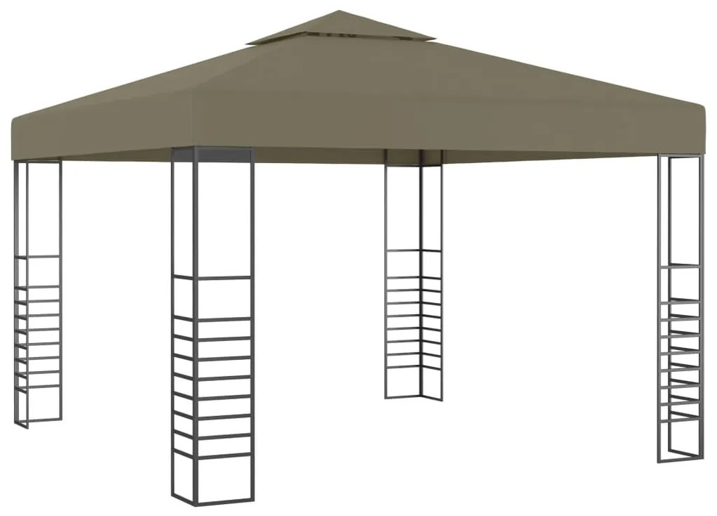 Zahradní altán 3 x 3 m taupe 180 g/m² 312228