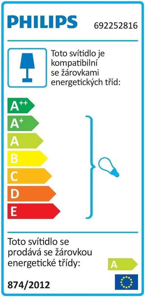 Stolní lampa Philips 69225/28/16 růžová