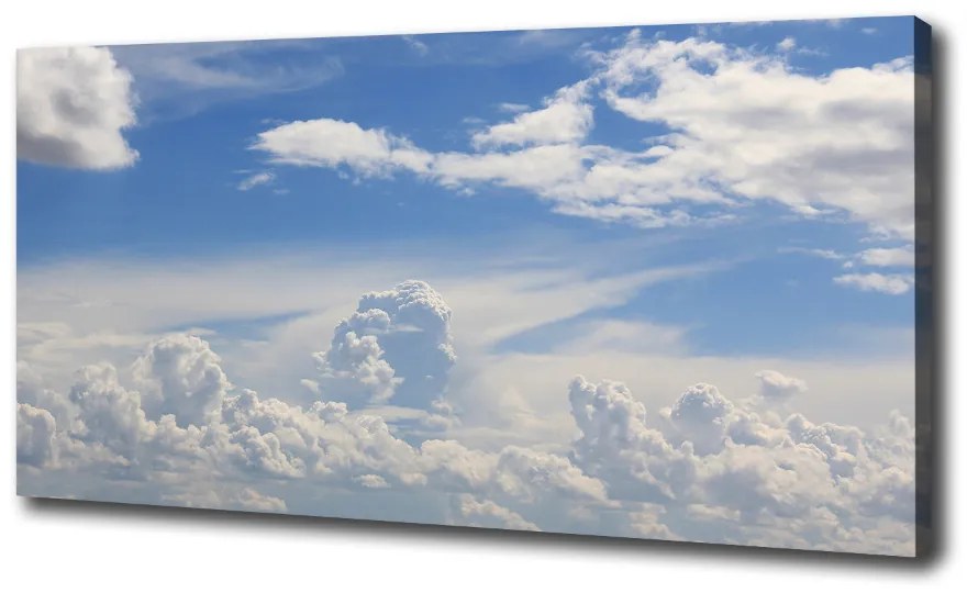 Wallmuralia Foto obraz na plátně do obýváku Oblaka na nebi 100x50