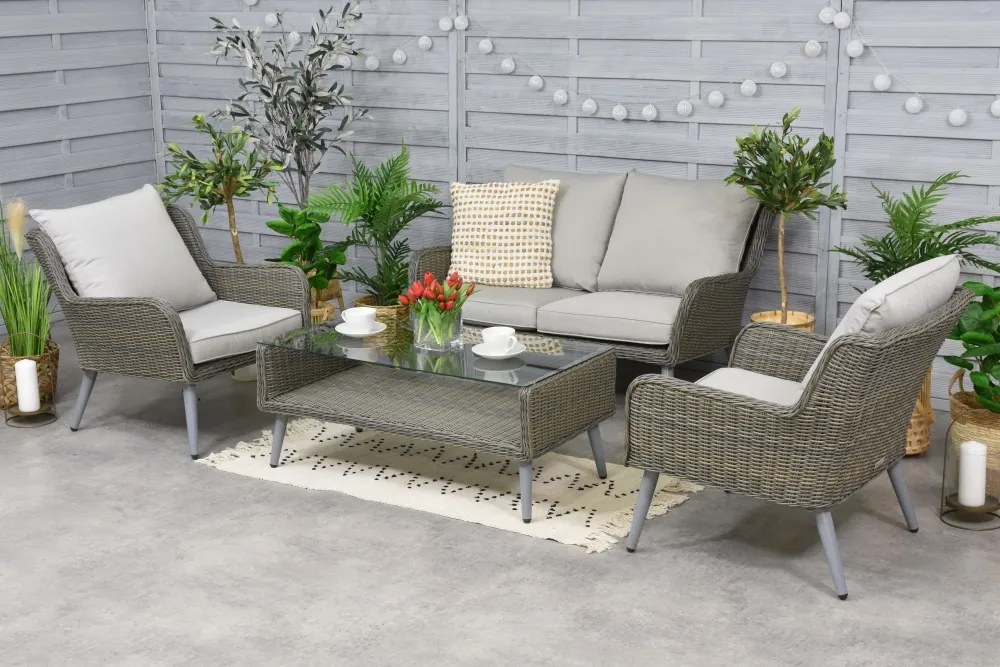 Zahradní nábytek Bilbao Coffee 4 Garden Point šedý