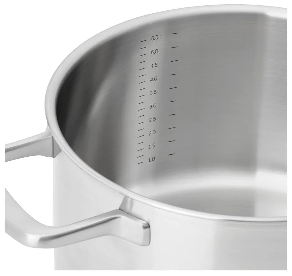 Nerezový kastrol s pokličkou na indukci 5,5 l Lucca 3.0 – FABINI