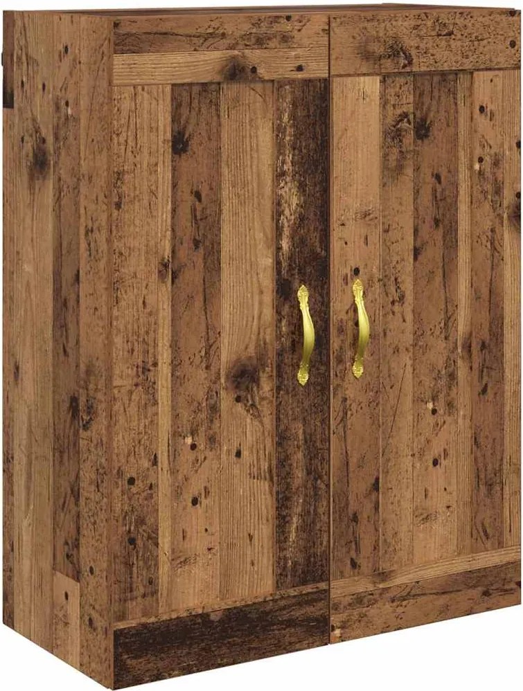 Nástěnná skříň 2 ks Staré dřevo 69,5 x 34 x 90 cm 3402689