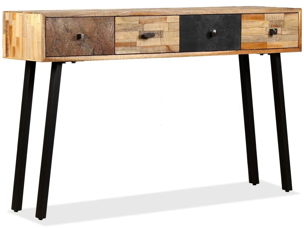 Konzolový stolek, masivní recyklovaný teak 120x30x76 cm 245403