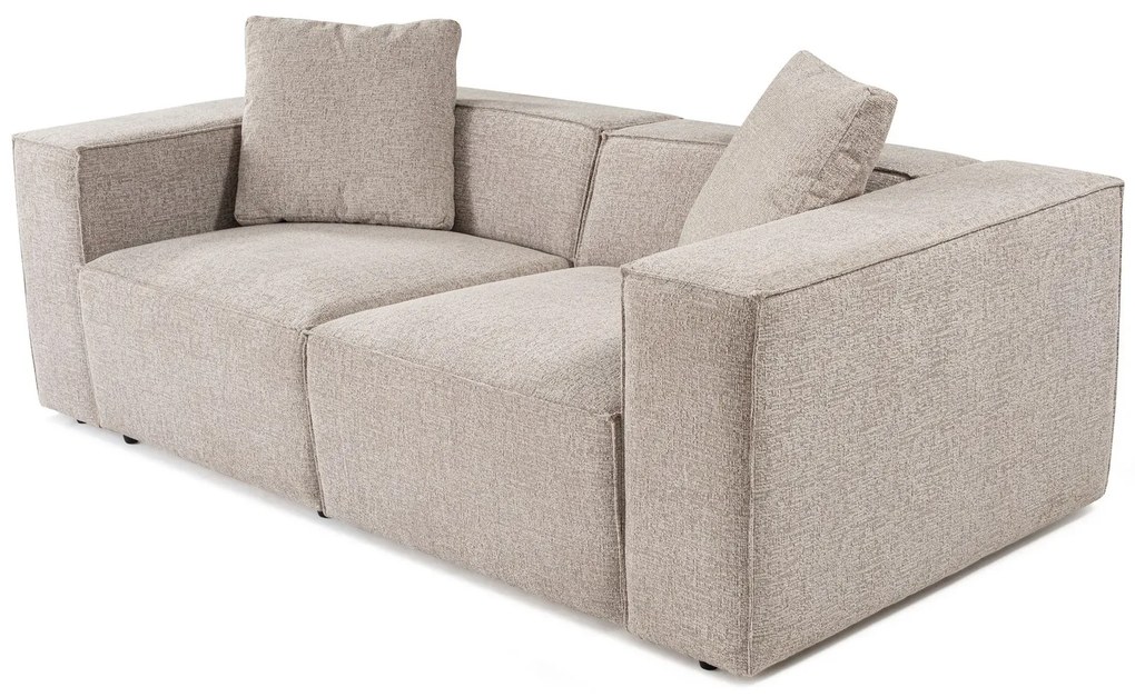 Hanah Home Dvoumístná pohovka LORA mocha 220 cm