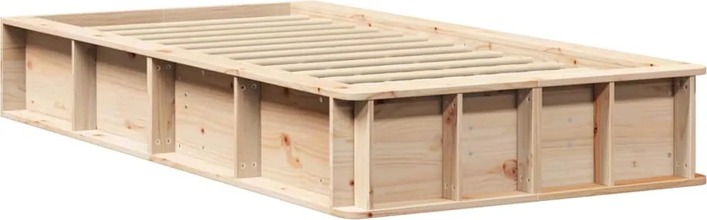 Rám postele Hnědá 100 x 200 cm Masivní borové dřevo 3385730