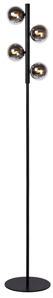 Lucide 45774/04/30 stojací lampa Tycho černá, 4xG9, 154cm