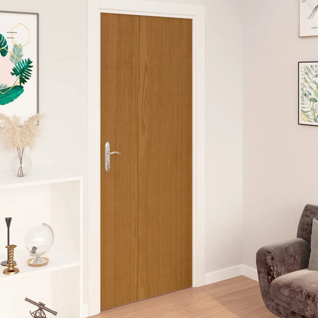 Samolepící tapety na dveře 2 ks světlý dub 210 x 90 cm PVC 146114